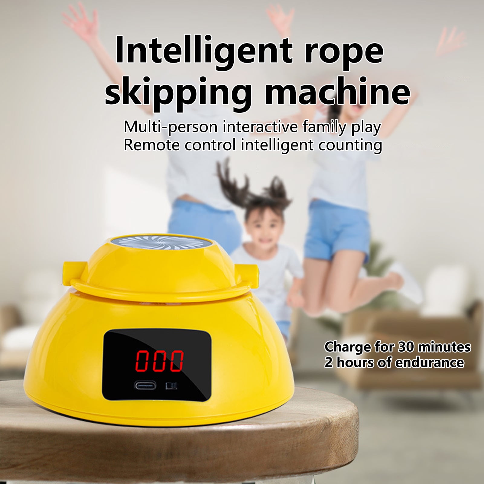 Hesroicy 1 Set Rope Skipping Machine Load Bottom Stable Motor Big ...