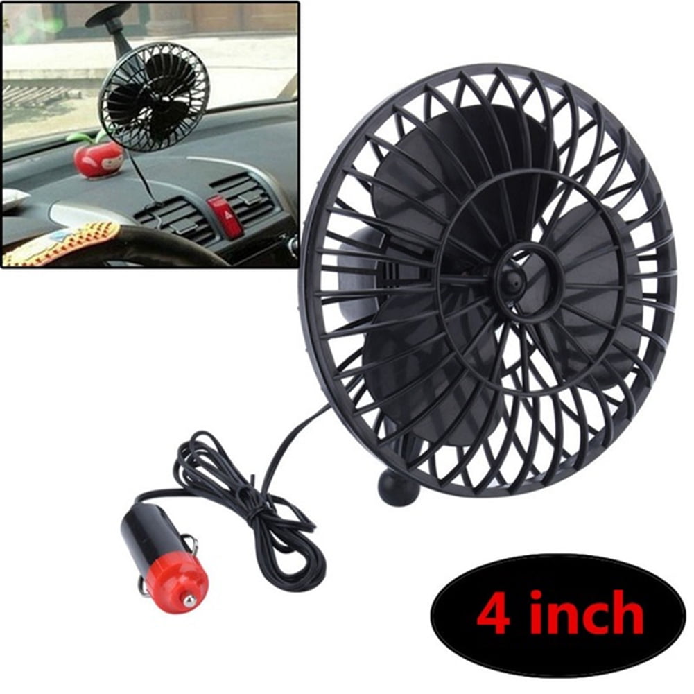Hesroicy 12V Mini Mute Car Truck Vehicle Cooling Summer Air Fan Cooler ...