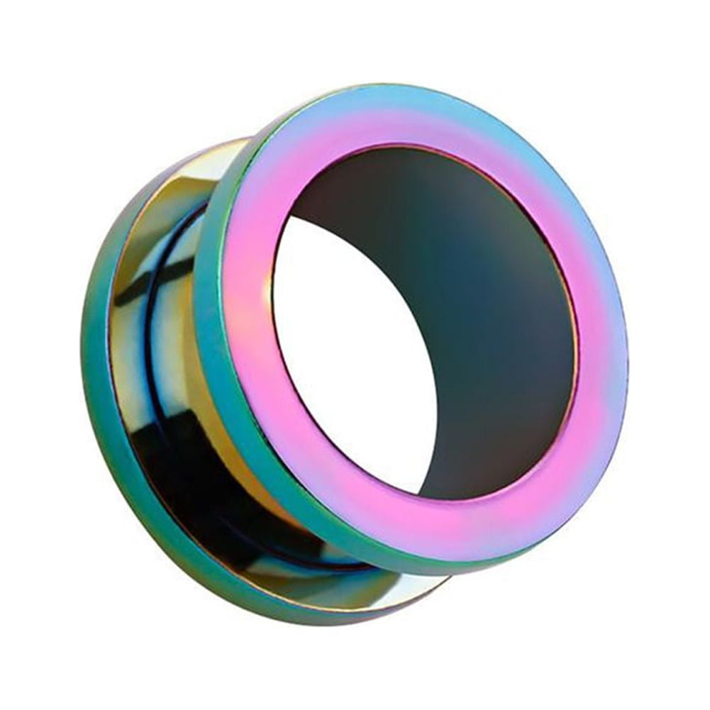 Hesroicy 1Pc Unisex Double Flared Ear Plug Piercing Flesh Tunnel ...