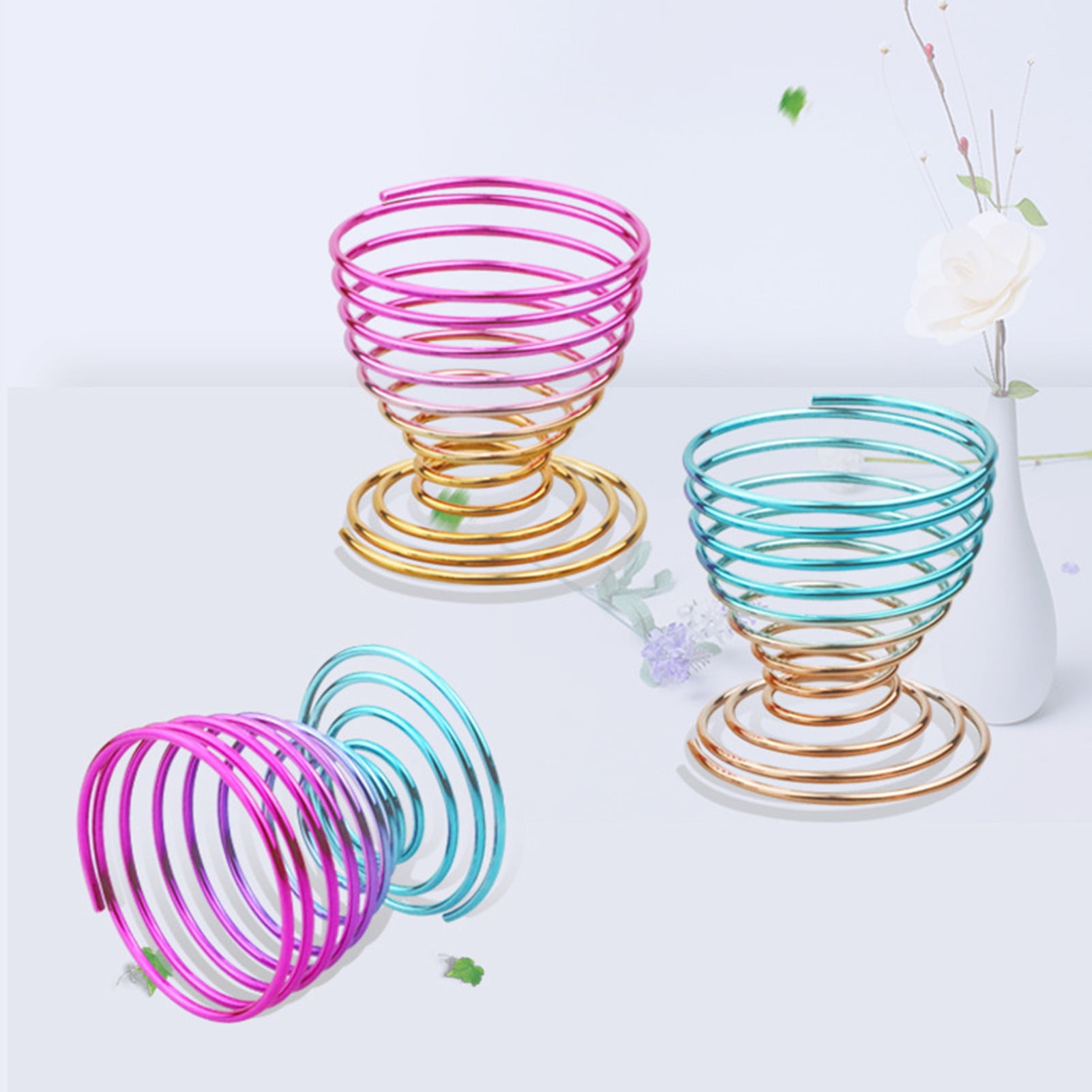 Hesroicy Beauty Egg Holder Gradient Color Spring Water Droplets Safe ...