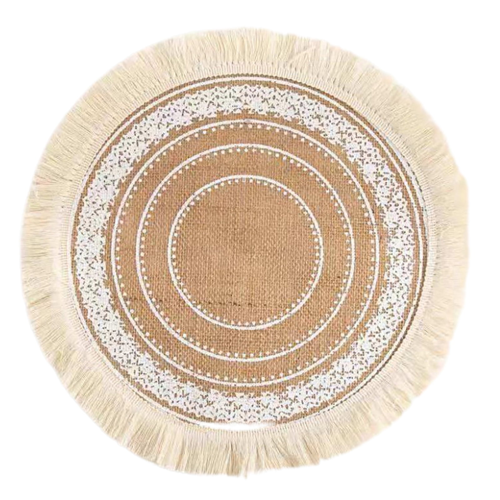 Hesroicy Bohemian Foldable Flax Bowl Coasters for Heat Insulation and ...