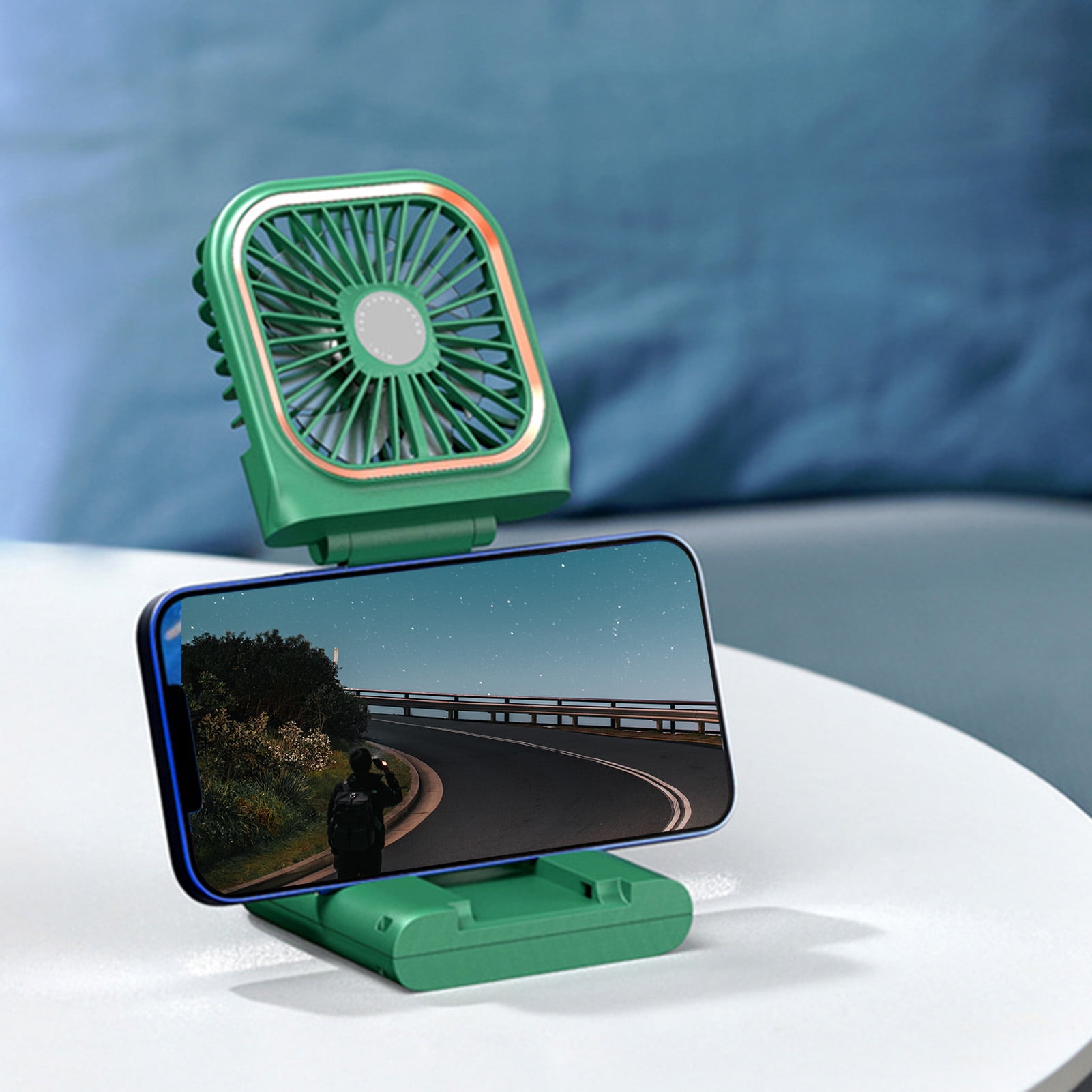 Hesroicy F30 Hanging Neck USB Charging Foldable Portable Mini Handheld ...