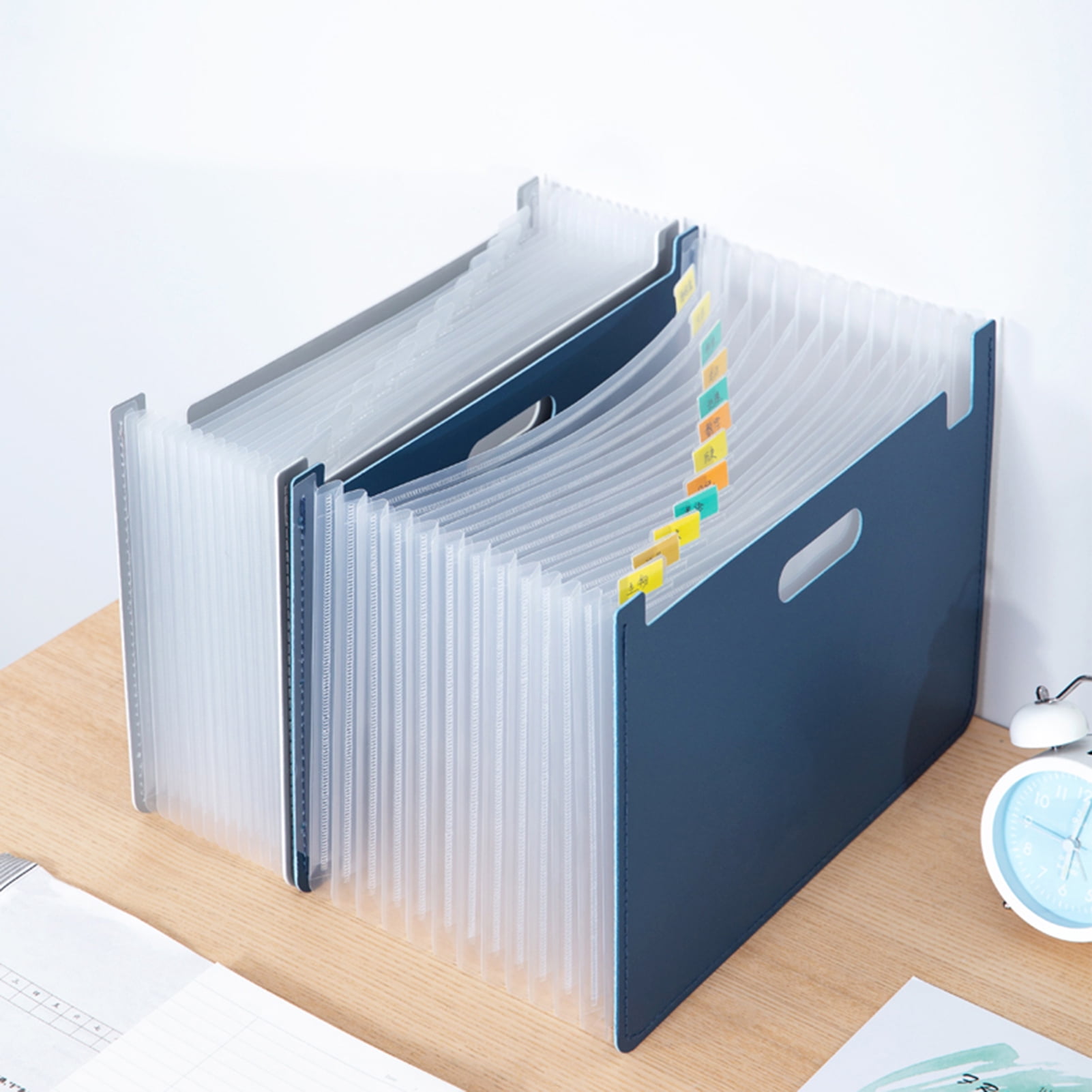 Hesroicy File Folder Reusable 13 Grids Comfortable Hands Feeling Files ...