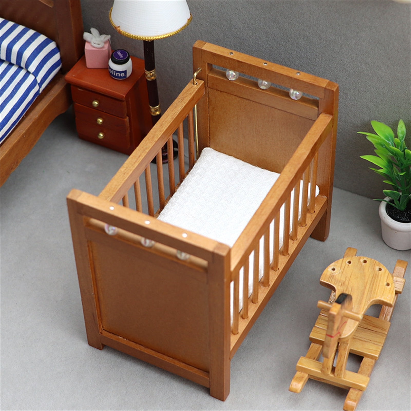 Hesroicy Mini Baby Bed Fine Craftsmanship Wear-resistance Long Service ...