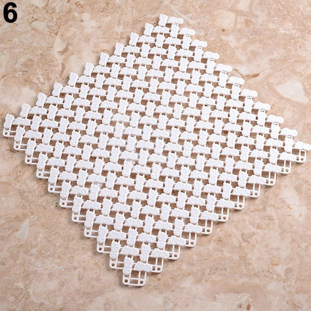 Hesroicy Plastic Drain Holes Non-Slip Bathroom Toilet Kitchen Shower ...