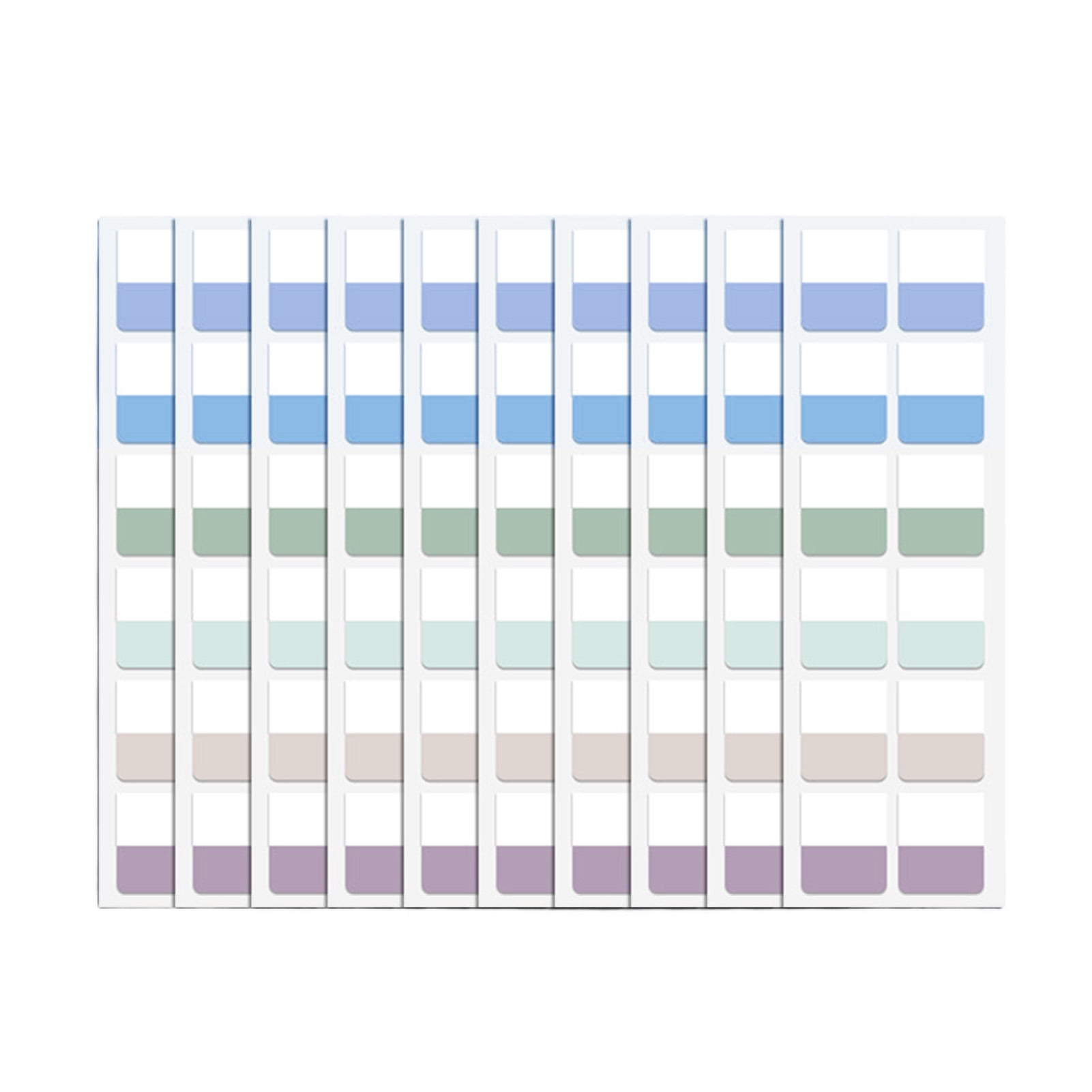 Hesroicy Repositionable Index Tab Book Markers - Writable Multicolor ...