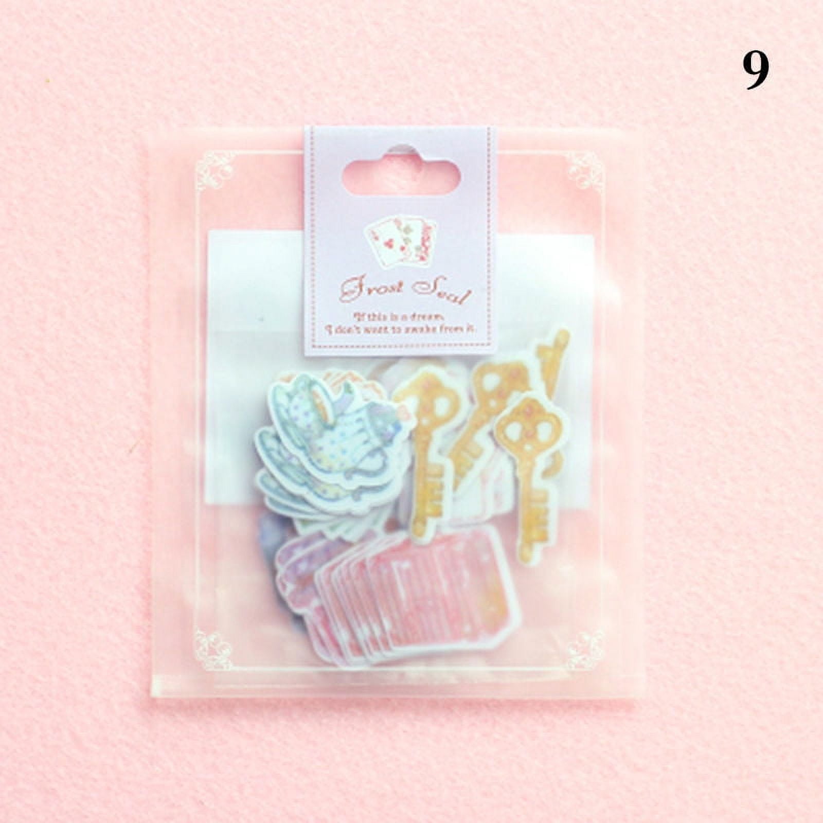 Hesroicy Set of 70 Mini Paper Sticker Tags - DIY Diary Decoration ...