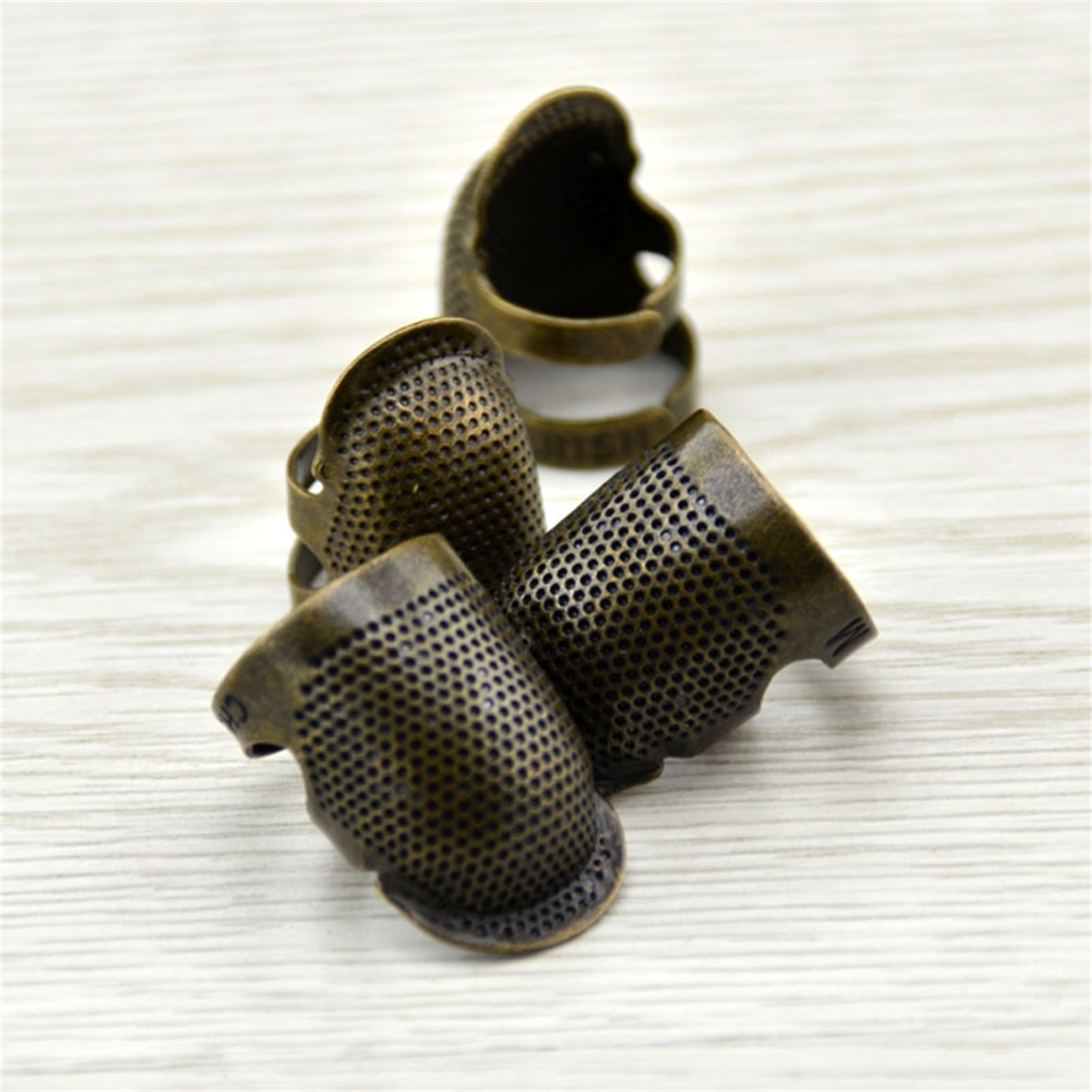Hesroicy Sewing Thimble Adjustable Solid Anti-rust Sewing Thimble ...
