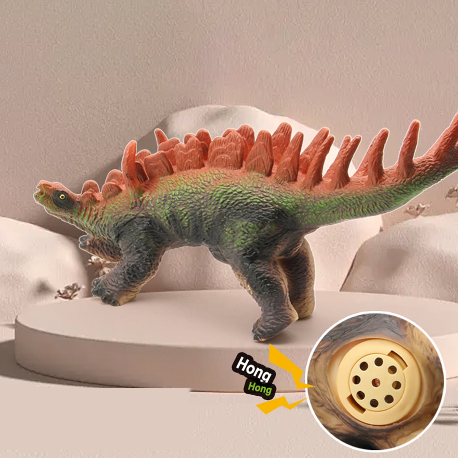 Hesroicy Simulation Dinosaur Toy Vivid Look Cotton Filled Simulated ...