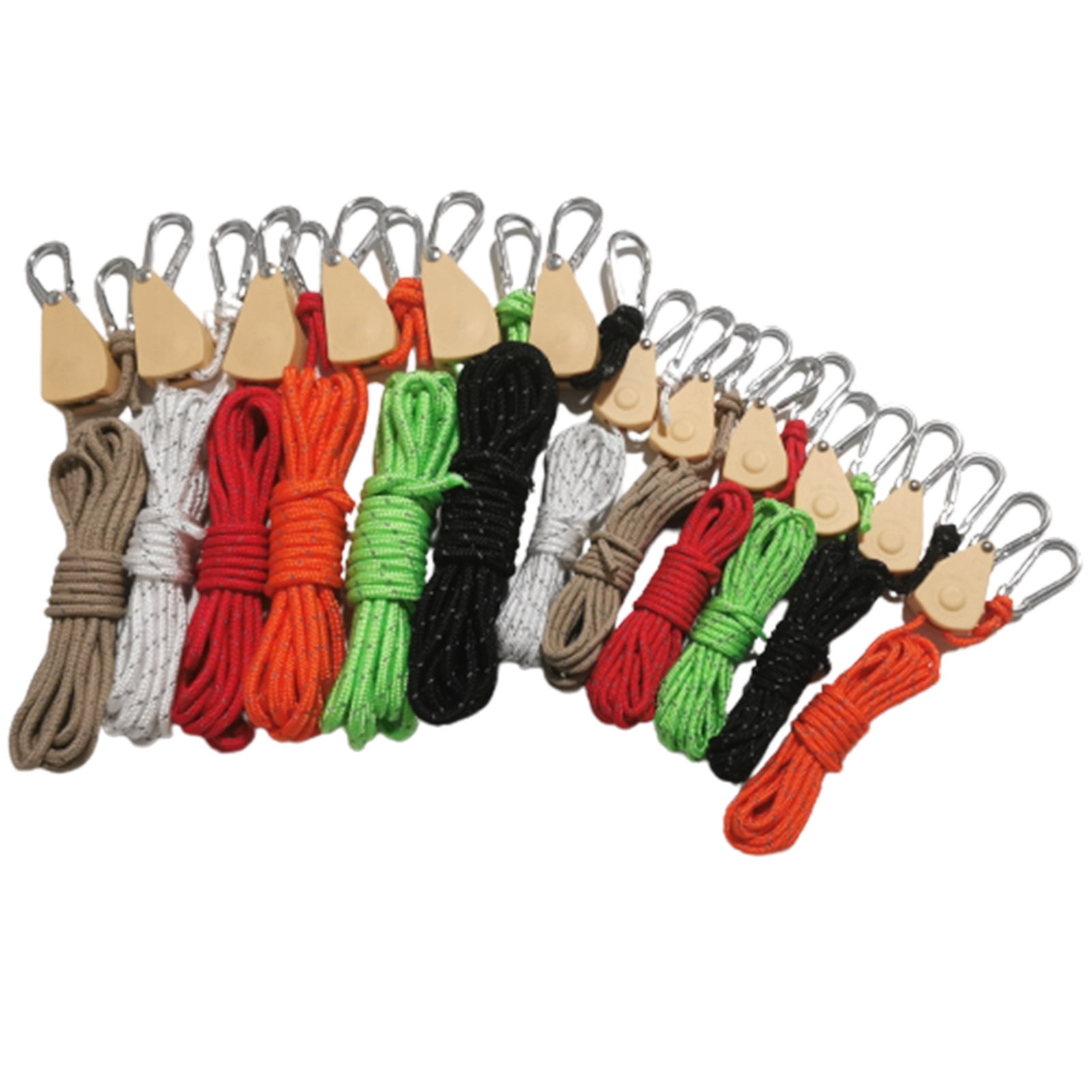 Hesroicy Tent Ropes - Adjustable, Windproof, Reflective, and Strong ...
