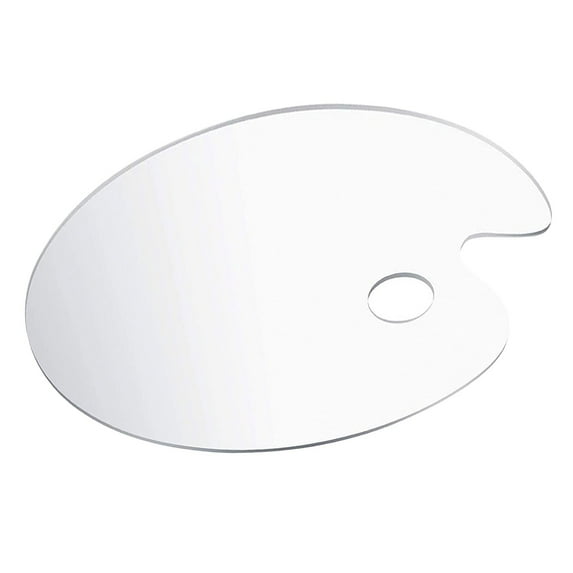 Hesroicy Transparent Non-stick Painting Palette - Comfortable Grip ...