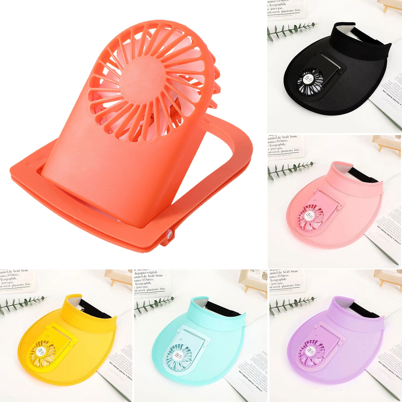 Hesroicy USB Charging Fan Three-speed Adjustment Rechargeable Handheld ...