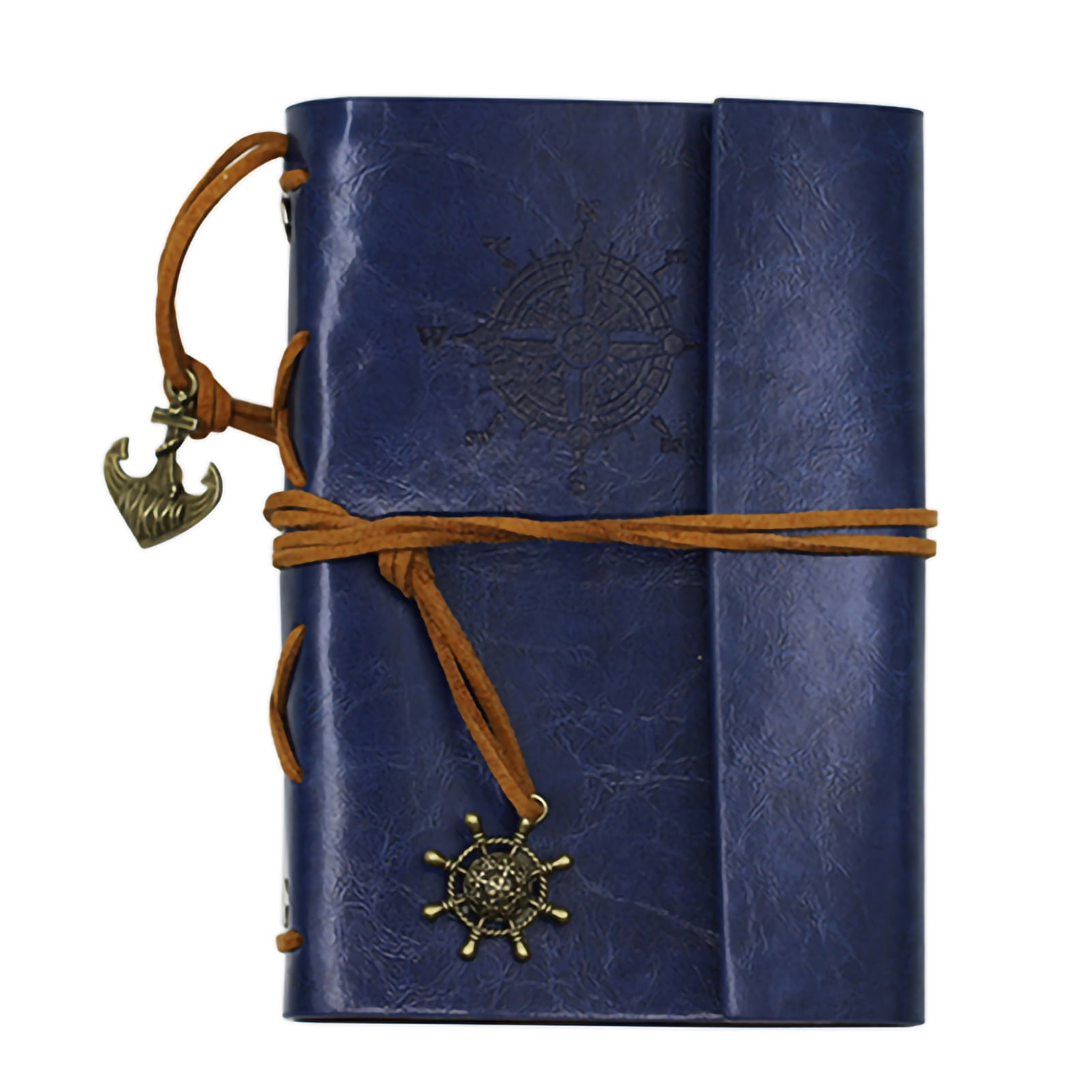 Hesroicy Vintage Multipurpose Faux Leather Notebook - Retro Diary ...