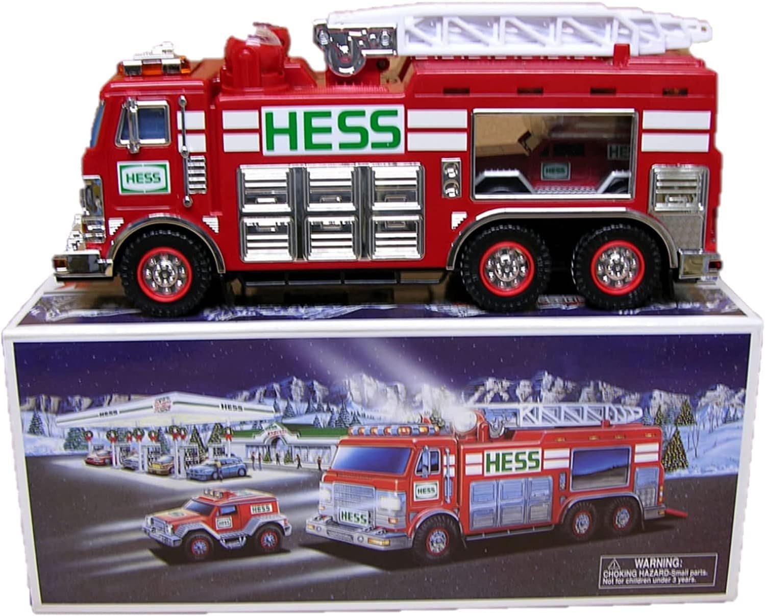Hess 2005 Emergency Truck with Rescue Vehicle by Amerada Hess Red ...