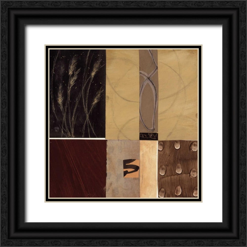 Hess, Gretchen 26x26 Black Ornate Wood Framed with Double Matting ...