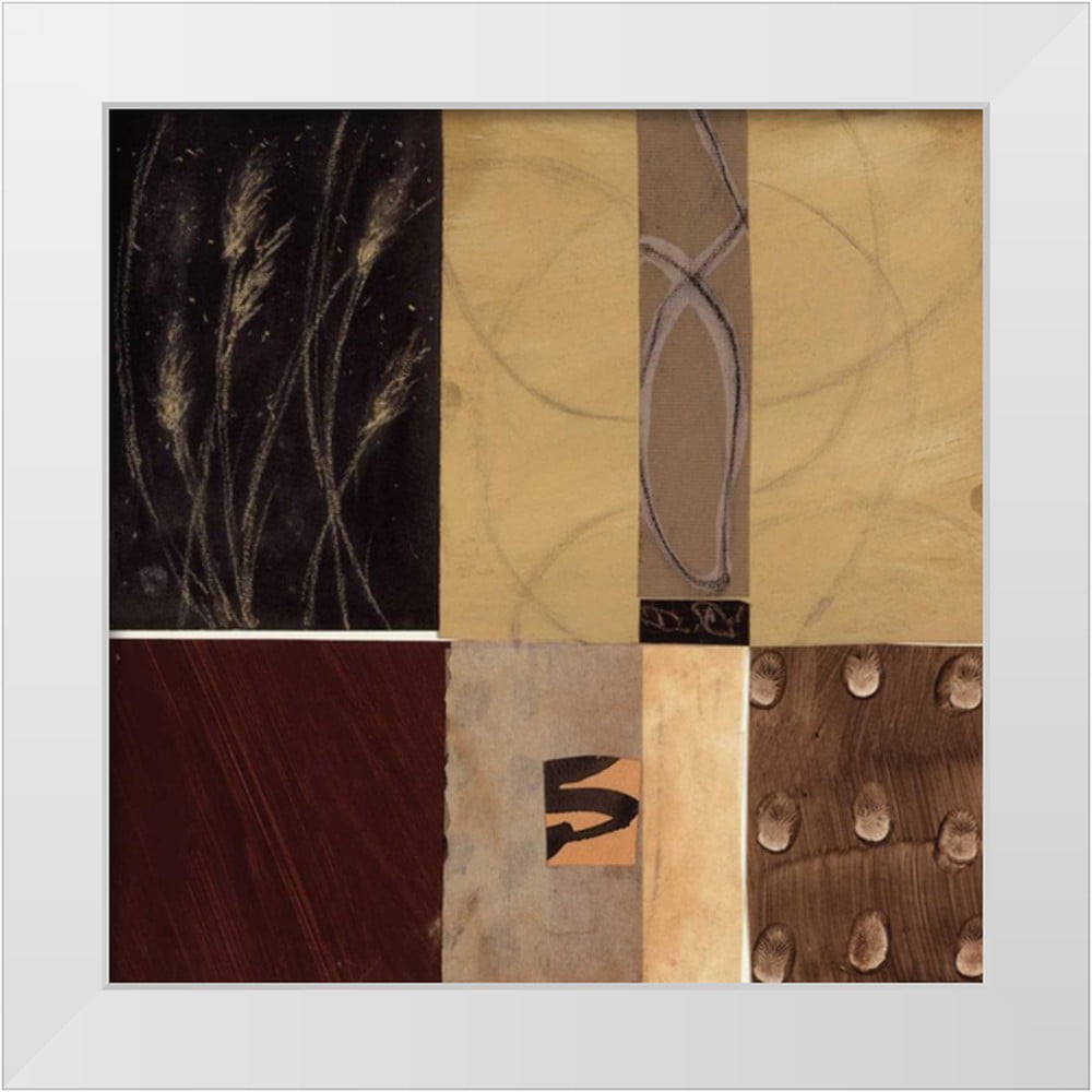 Hess, Gretchen 26x26 White Modern Wood Framed Museum Art Print Titled ...