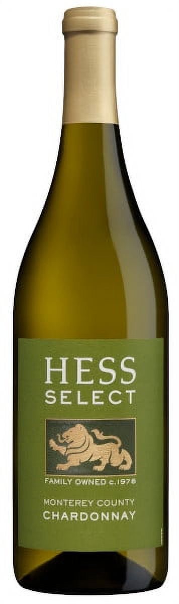 Hess Select Monterey County Chardonnay White Wine, 750 ml Glass Bottle ...