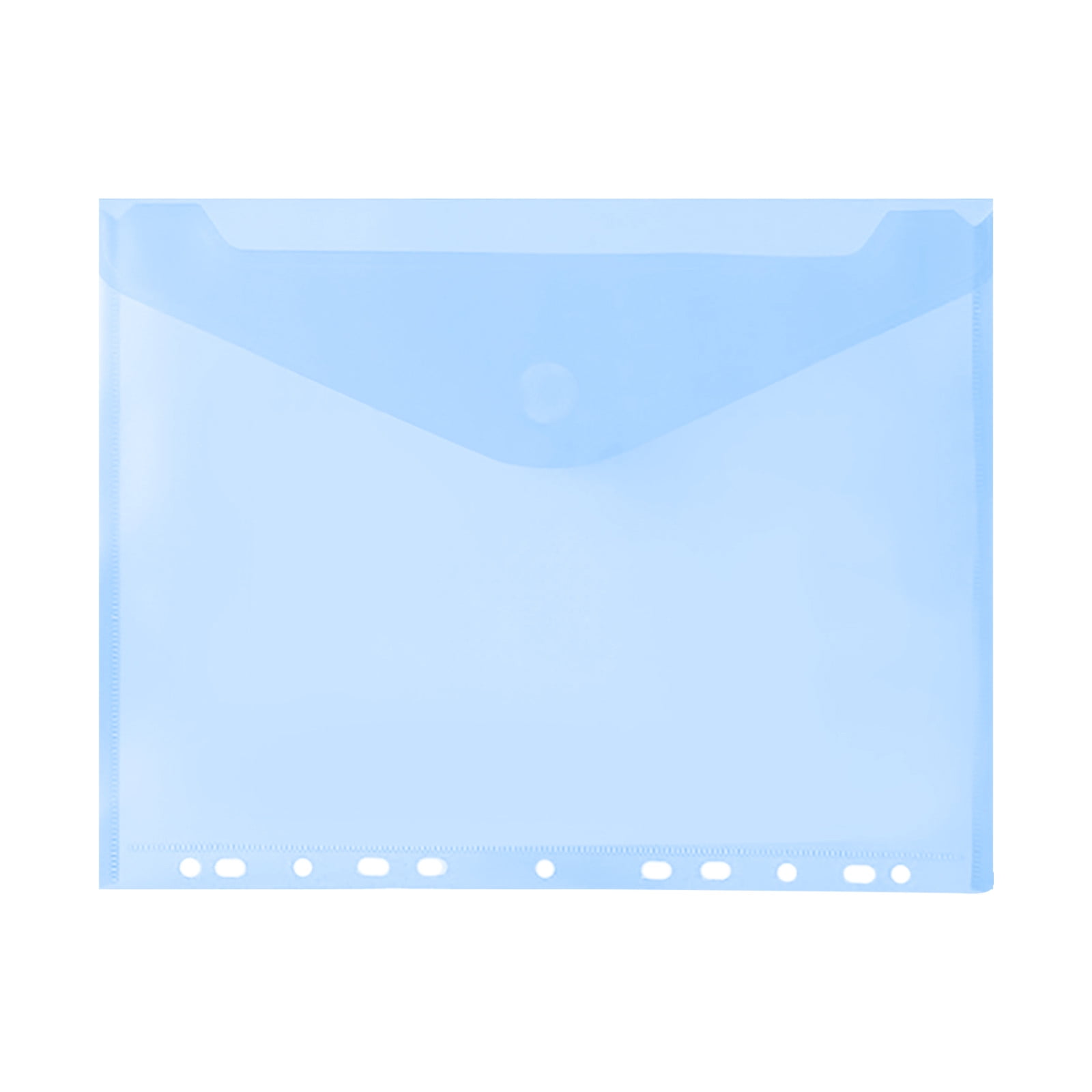 Hessimy 10 Pack Poly Filing Envelopes, Clear Document Folders Letter A4 ...