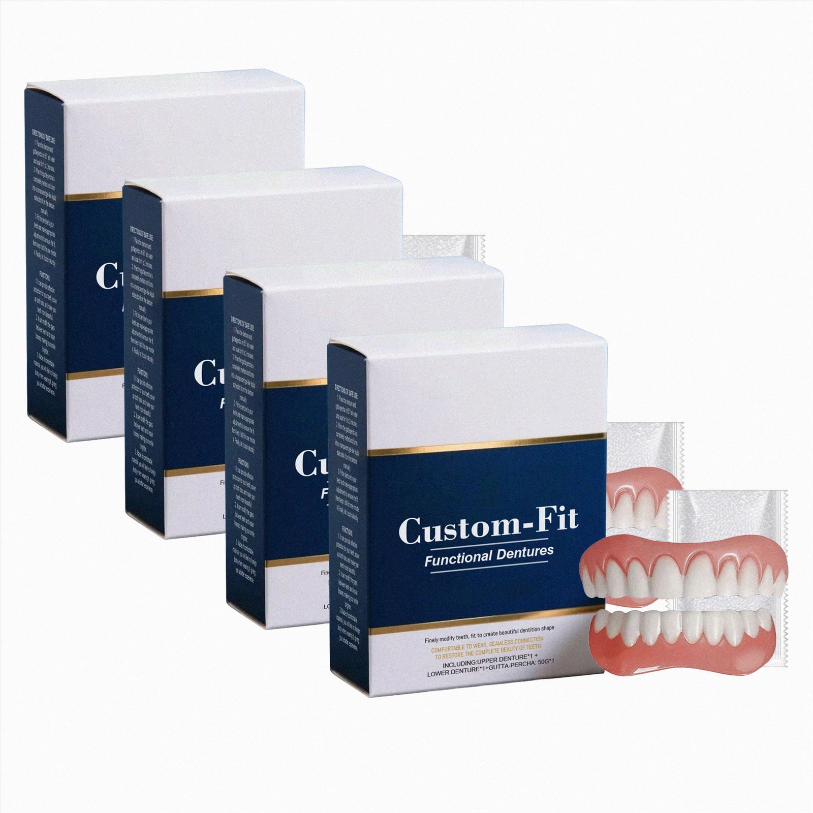 Hessimy Advanced Customized Full Denture Set, Premium Dentures, Full ...