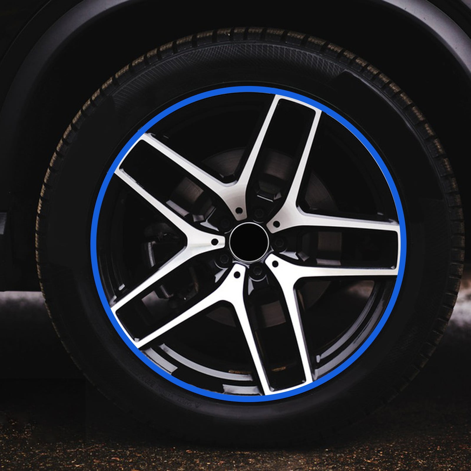 Hessimy Alloy Wheel Protectors Car Wheel Hub Rim Trim Tire Ring Guard ...