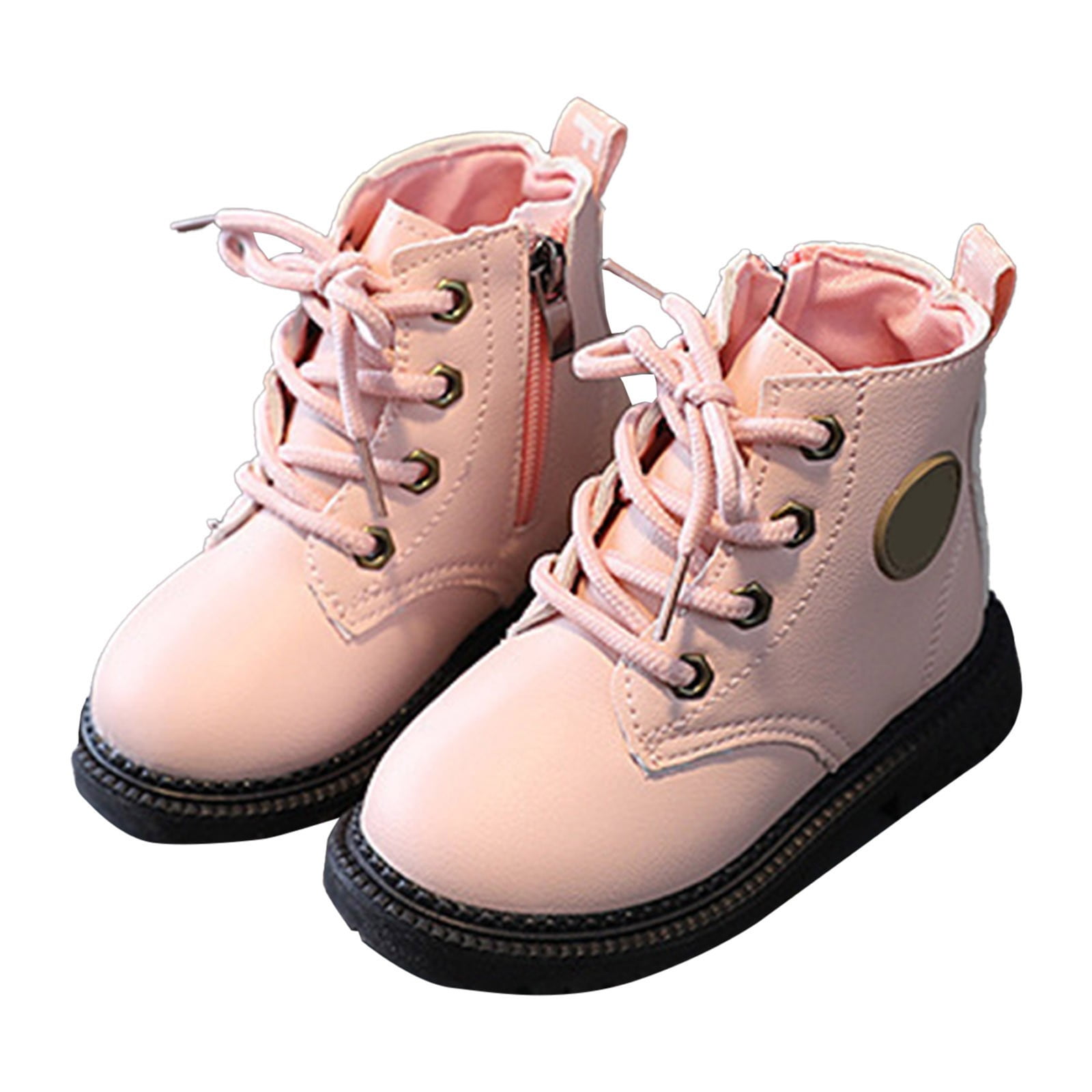 Hessimy Boys Girls Ankle Boots Cowboy Cowgirl Western Embroidered Side ...