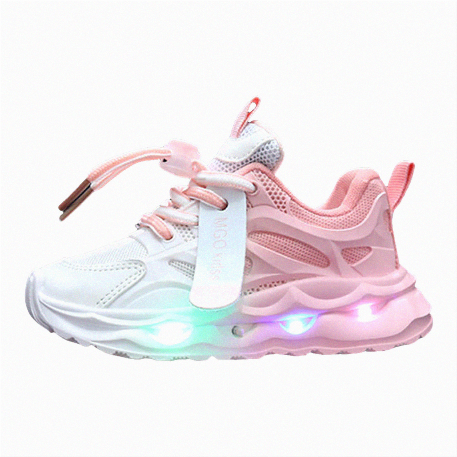 Hessimy Children'S Sneakers Color Gradient Light Shoes Dad Shoes Lace ...