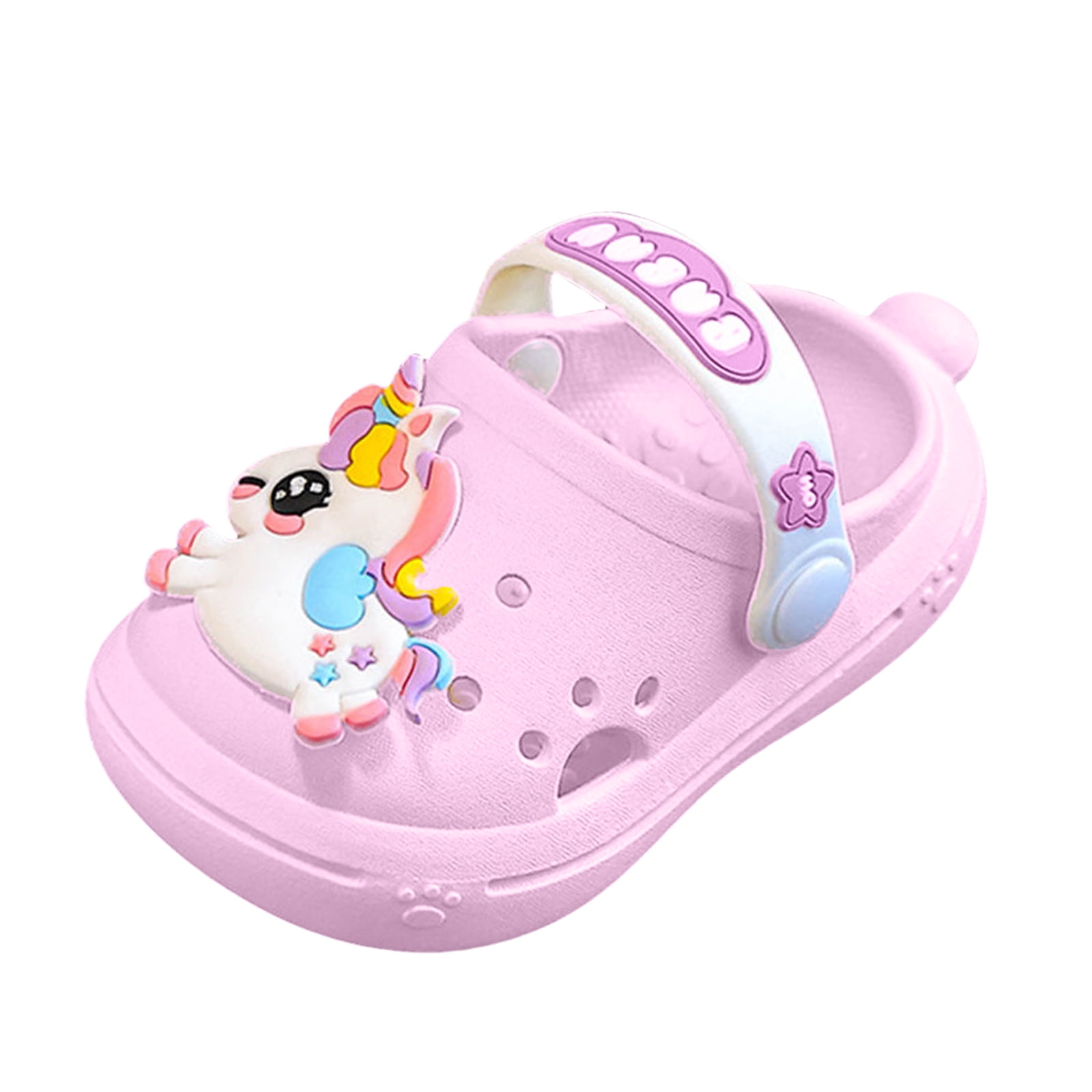 Hessimy Children Slippers Cute Cartoon Beach Slippers for Kids Non Slip ...