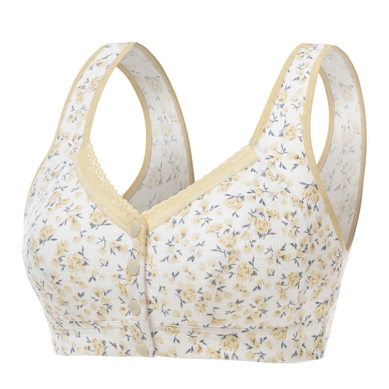 Hessimy Daisy Bra for Senior, Daisy Bra - Front Closure Breathable Bra for Seniors, 2024 New ...