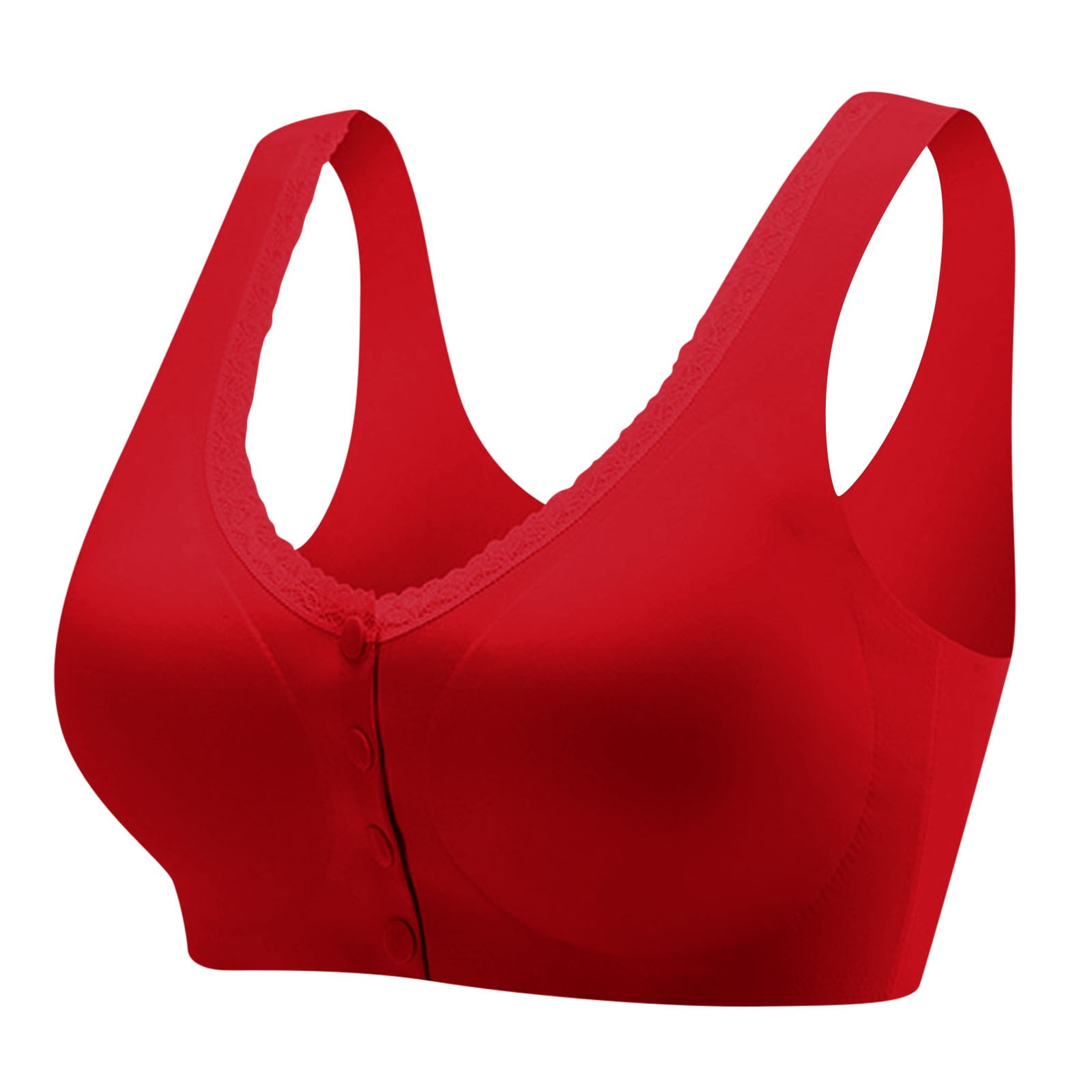 Hessimy Daisy Bras for Older Women, Front Button Bra,Comfortable ...