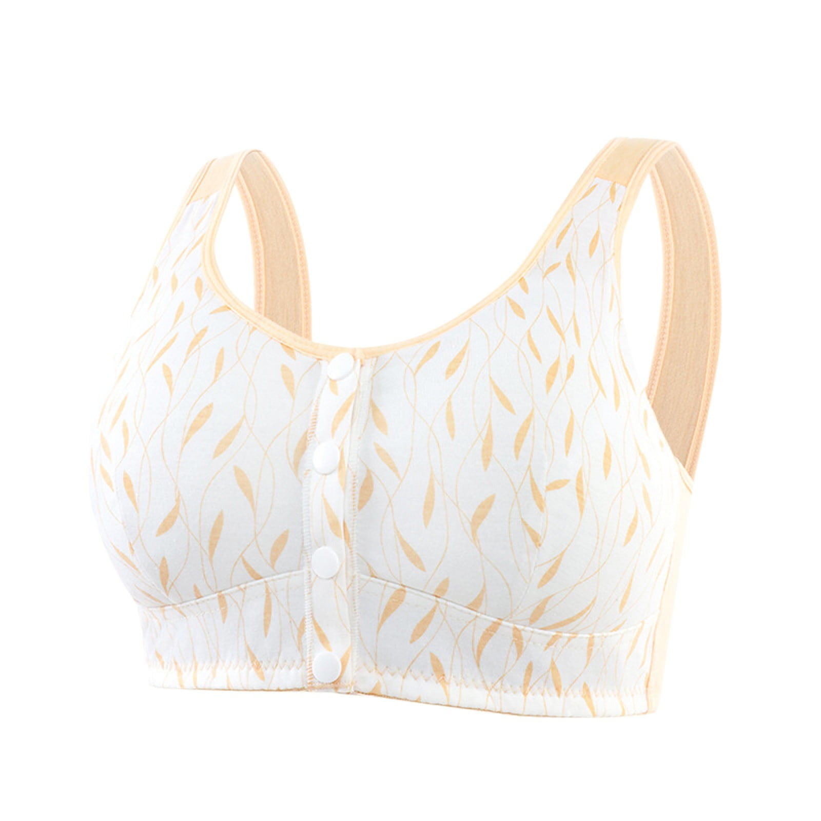 Hessimy Everyday Daisy Snap Lace Bras Pack of 3 Bra for Seniors - Women ...