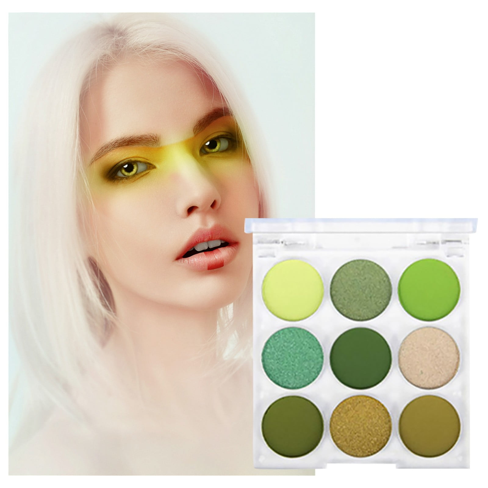 Hessimy Eyeshadow Palette Glossy Eyeshadow Purple Eye Shadow Plate ...