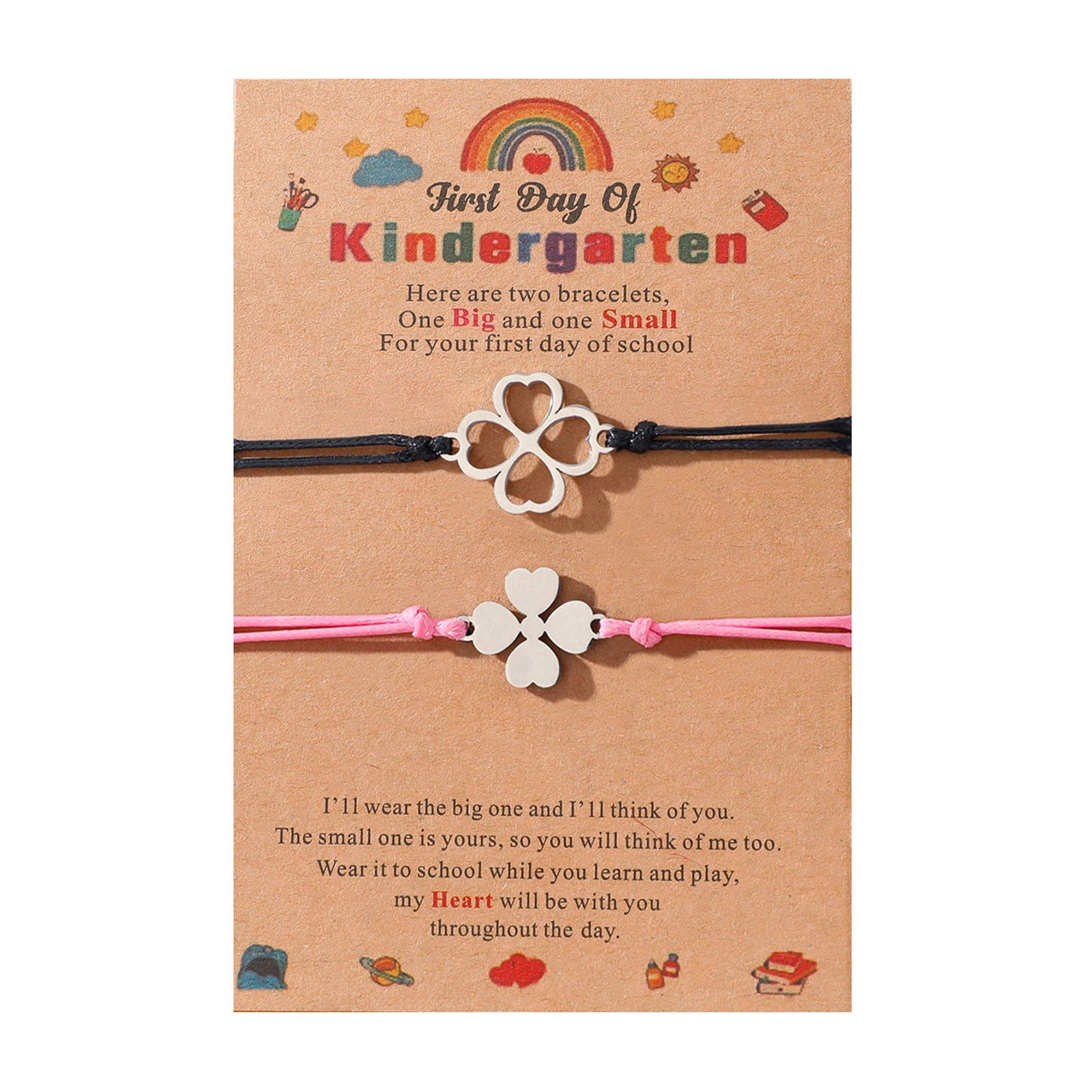 Hessimy First Day of School Kindergarten Bracelet, Back to School ...