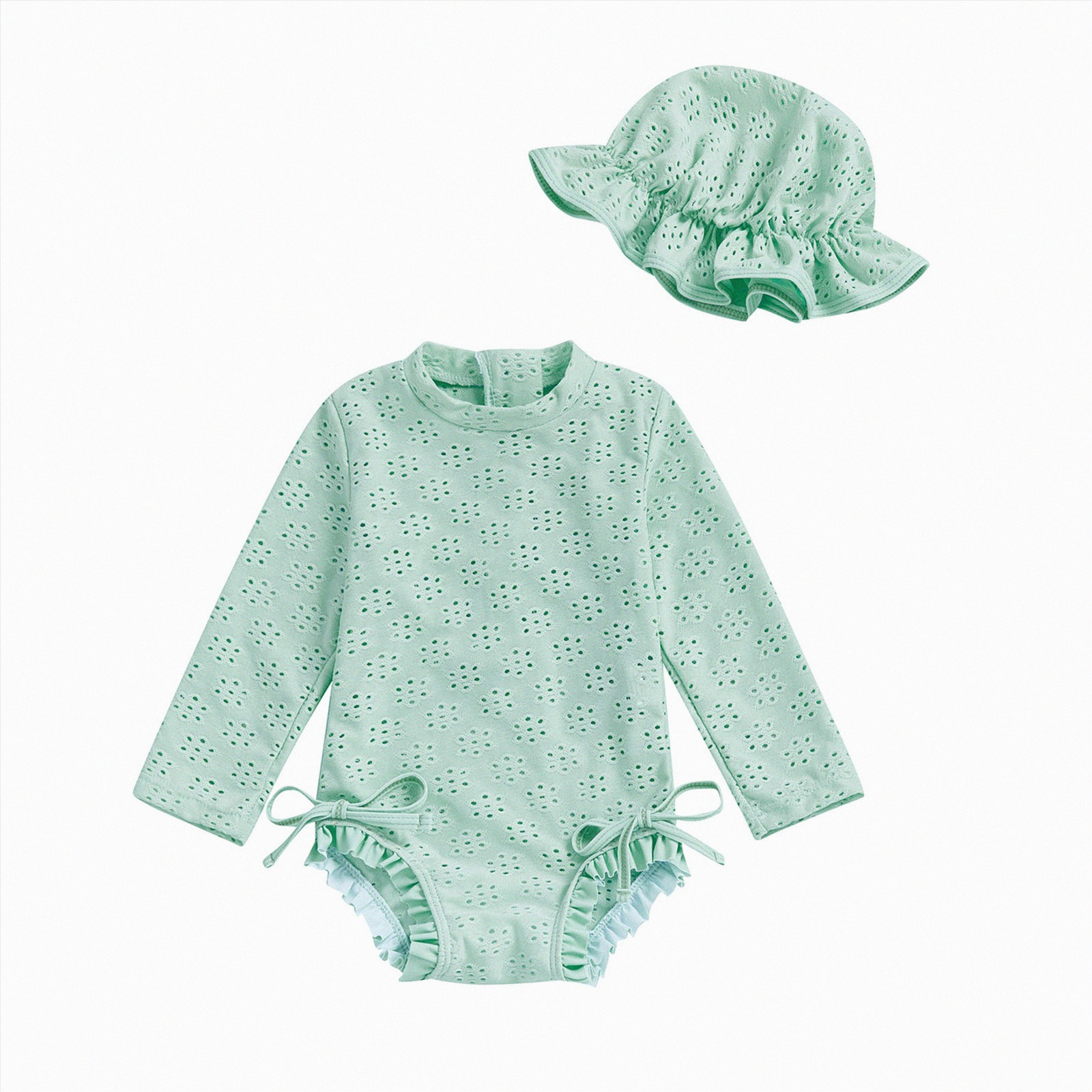 Hessimy Girl Swimsuit Infant Bathing Suit Newborn One Piece Cute Summer ...