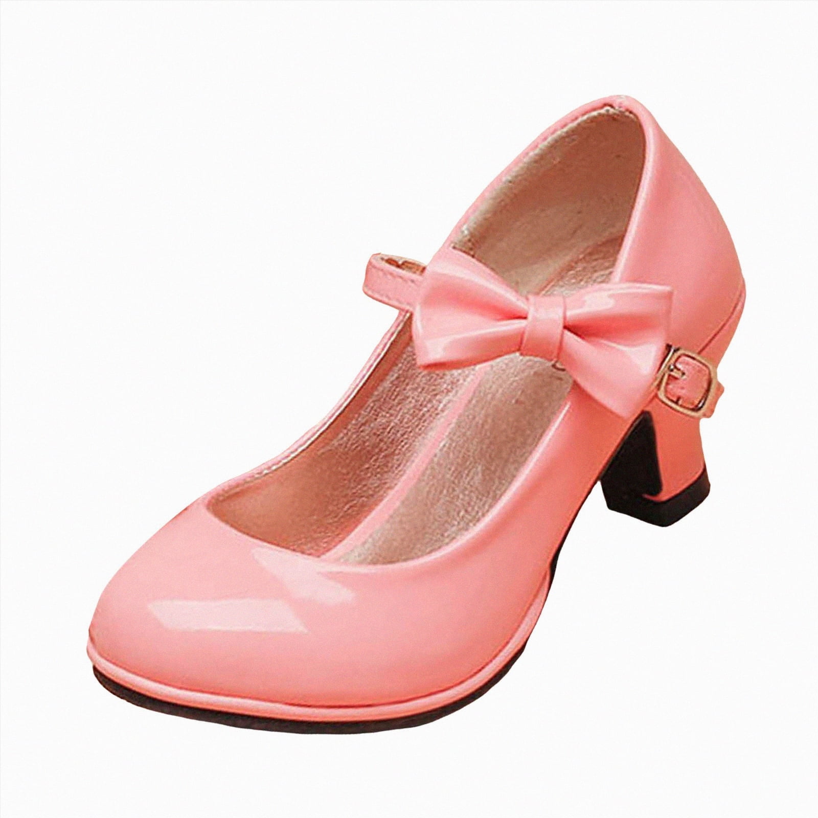 Hessimy Girls Mary Jane Low Heel Princess Flower Wedding Party Pump ...