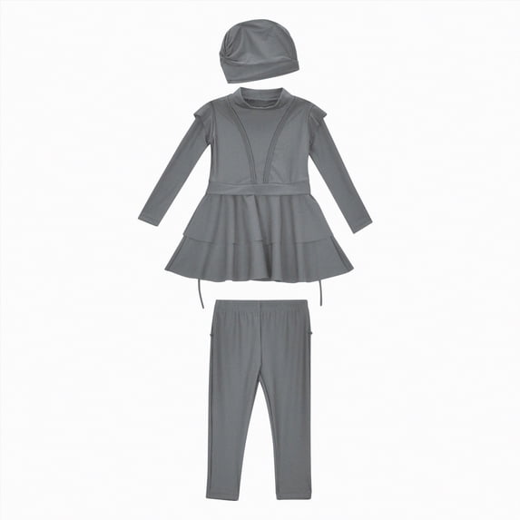 Hessimy Girls Rash Guard Swimsuit Set Bathing Suit Two Piece,Rash Guard ...