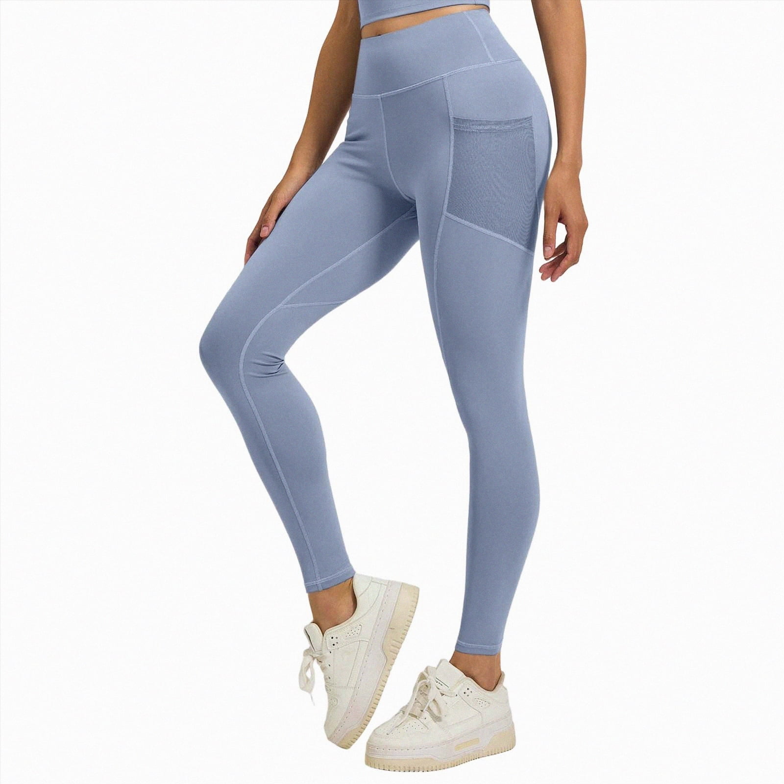 Hessimy High Waisted Leggings for Women - No See Through Tummy Control ...