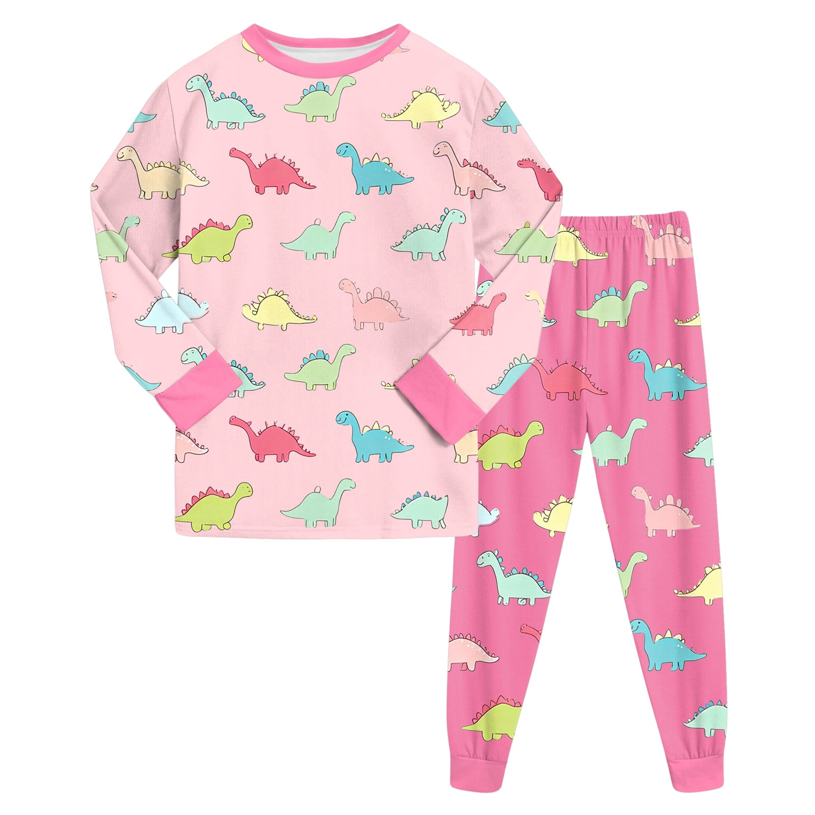 Hessimy Infant Toddler Boys Girls Spring Cute Cartoon Print 2Pcs Long ...