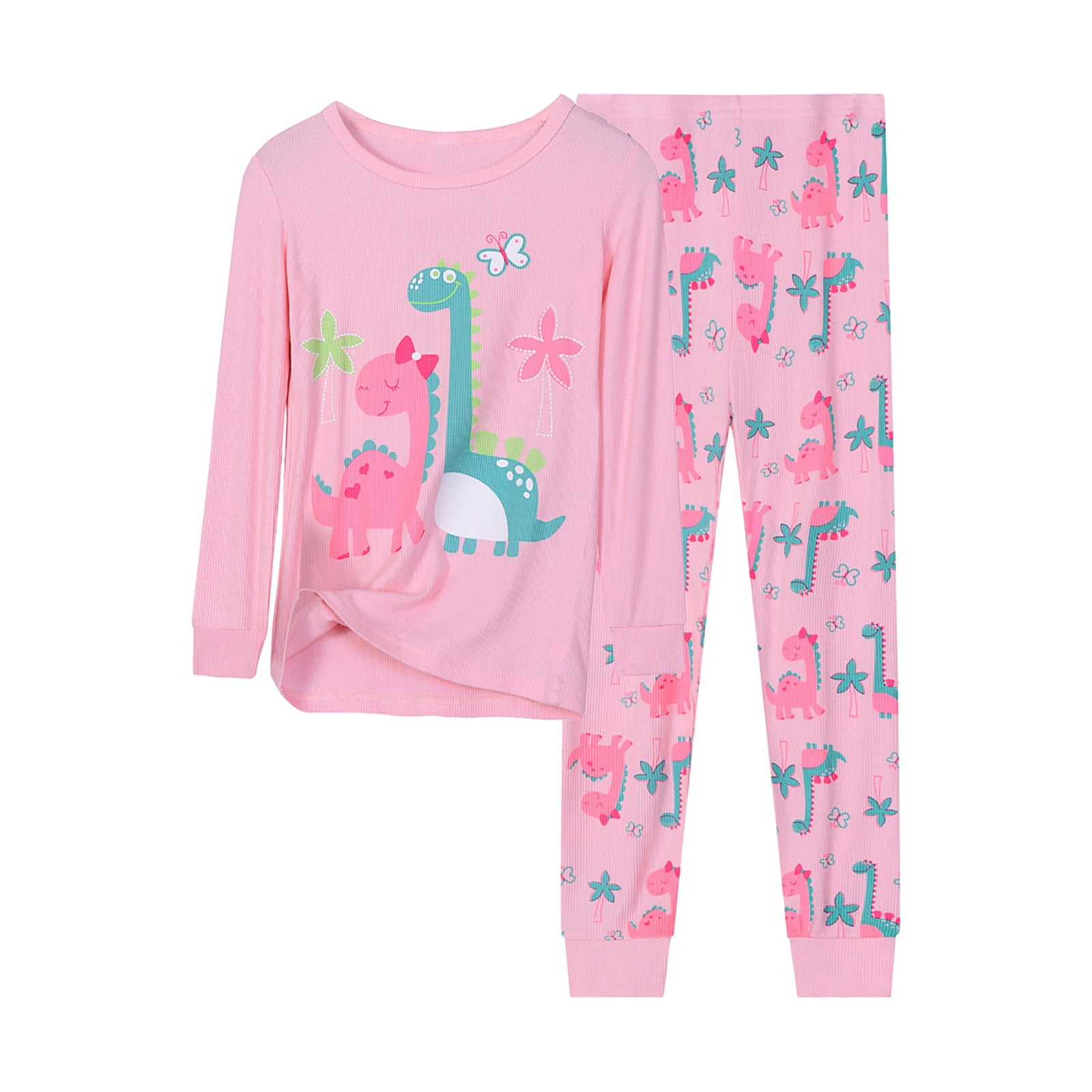 Hessimy Kids Pajama Set,Snug Fit with Soft Wool Blend, All-Season ...