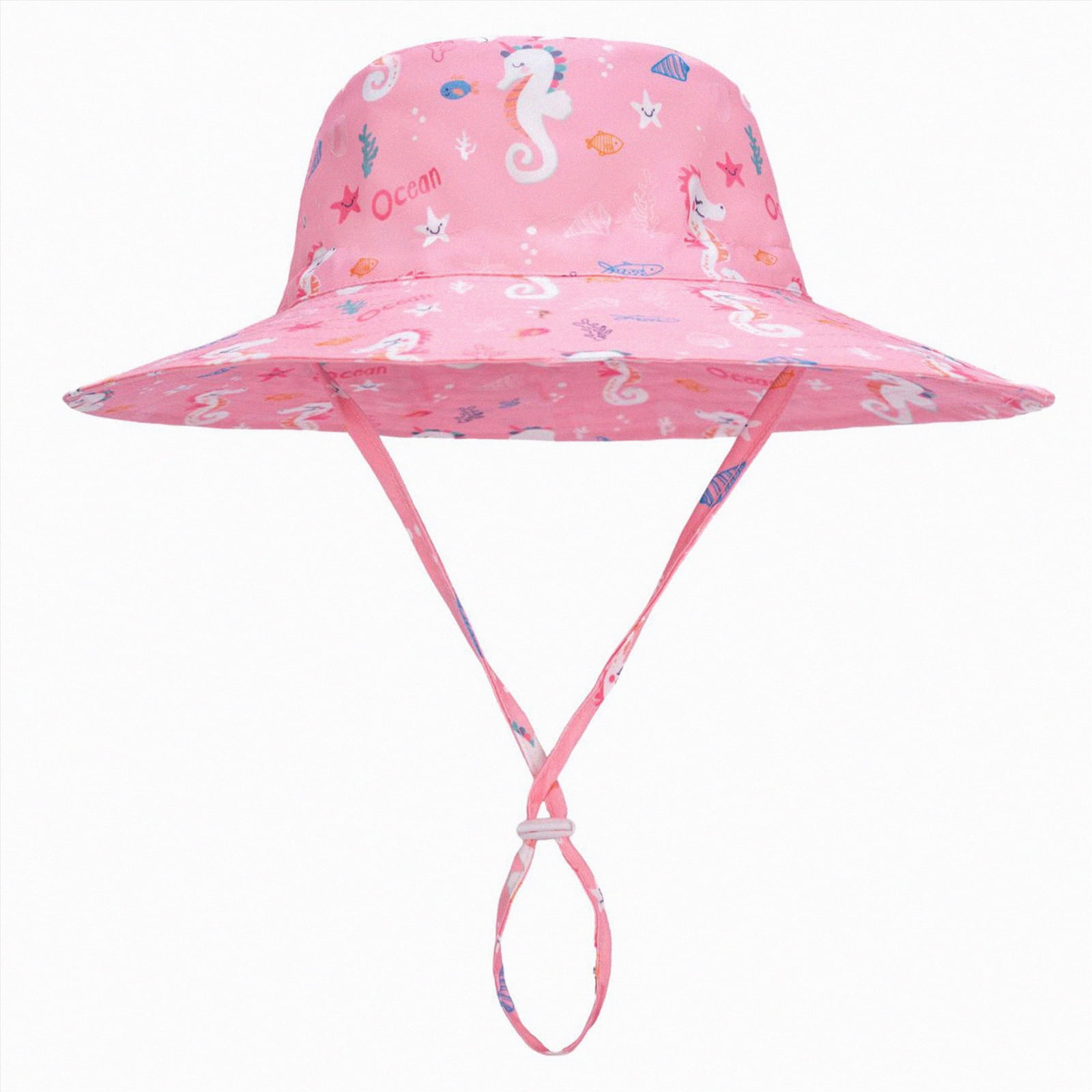 Hessimy Kids Sun Hat UPF 50+ Boys Girls Protection Hat Wide Brim Beach ...