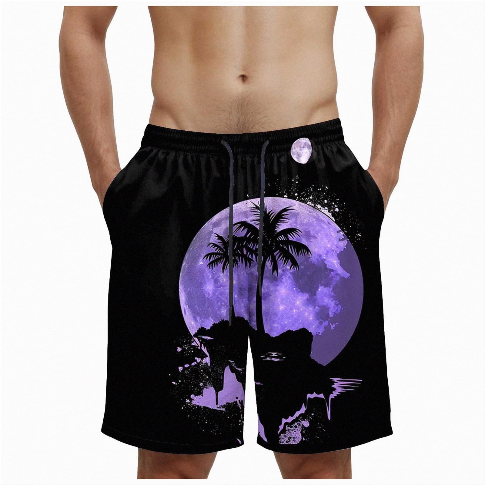 Hessimy Men Swim Trunks Quick Dry Breathable Multi Pockets for Summer ...