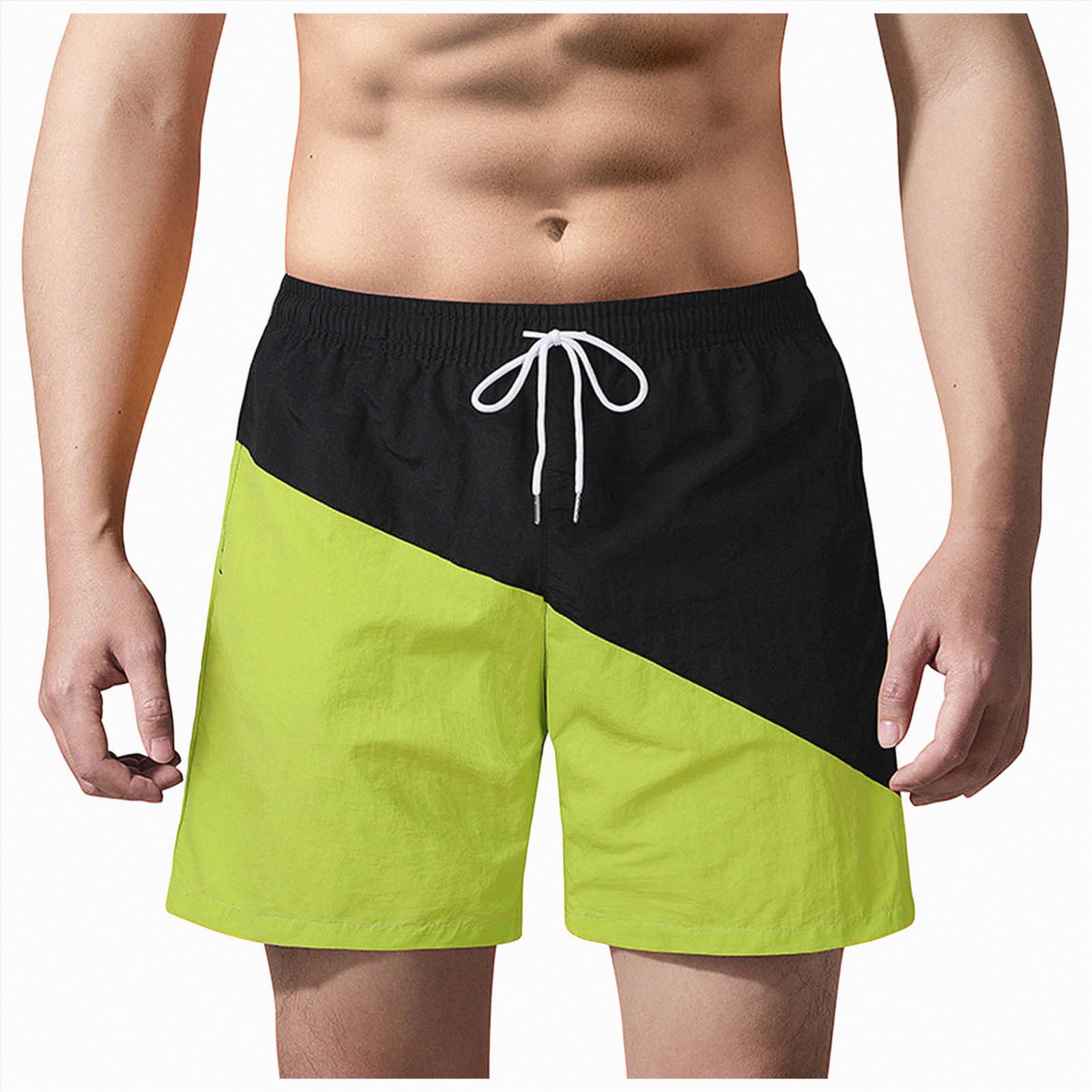 Hessimy Men Swim Trunks with Breathable Liner Quick Dry Pockets for ...