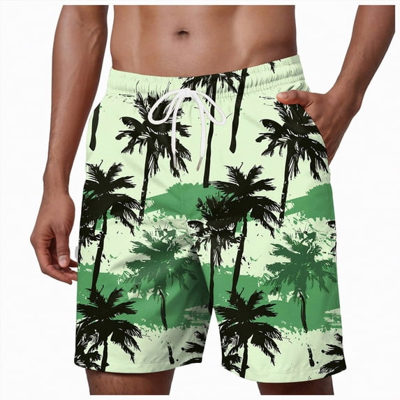 Hessimy Men's Board Shorts with Pockets Long Swim Trunks Quick Dry ...