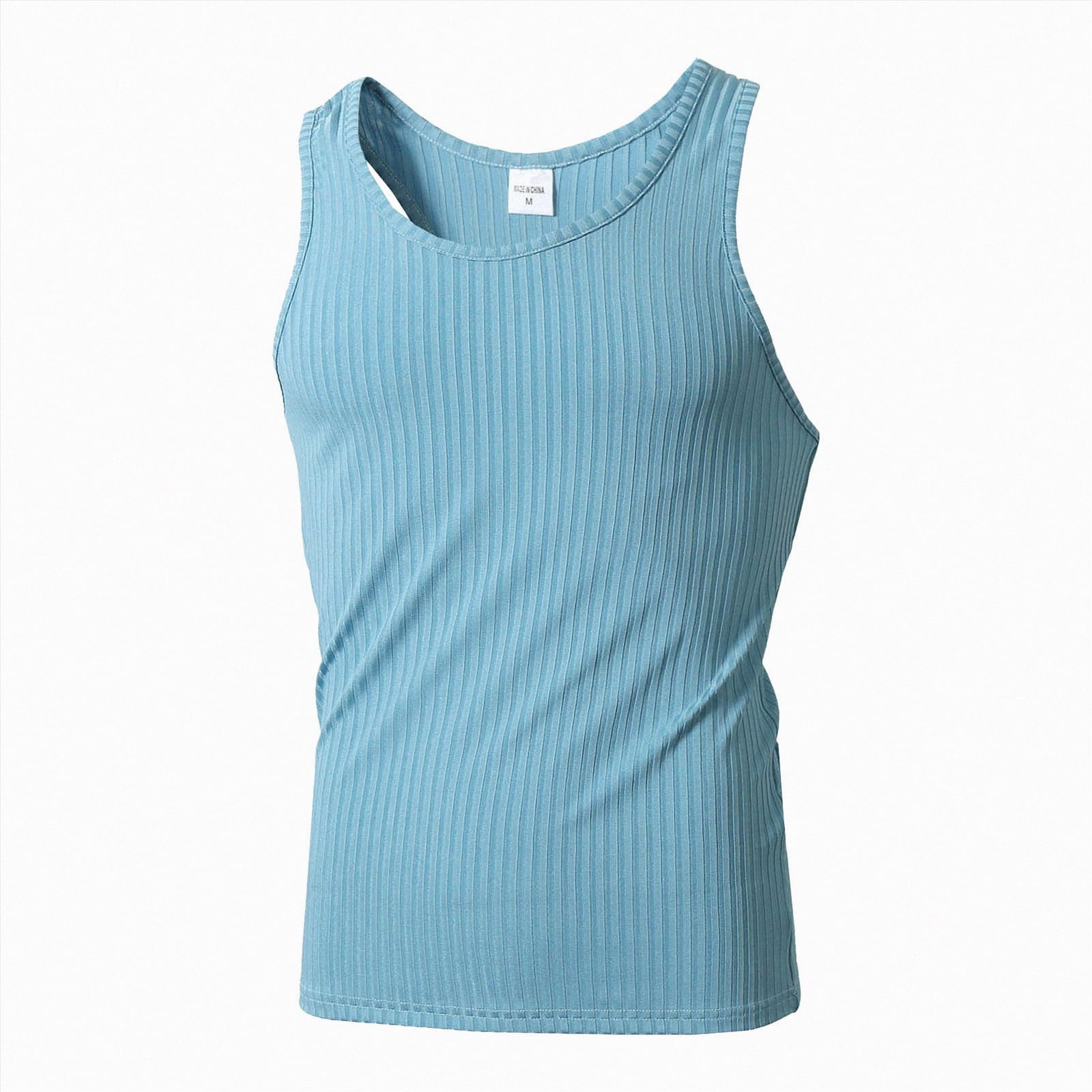 Hessimy Men's Gym Workout Tank Tops Y-Back Muscle Tee Stringer ...