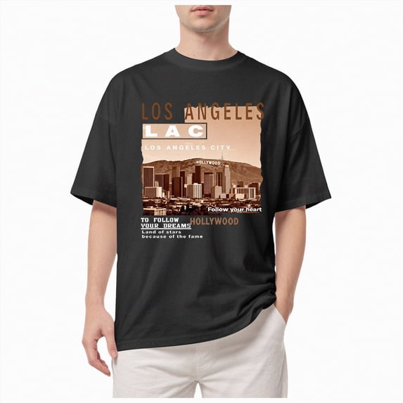 Hessimy Men's Shirt Short Sleeve Stand Collar Summer Casual Beach T ...