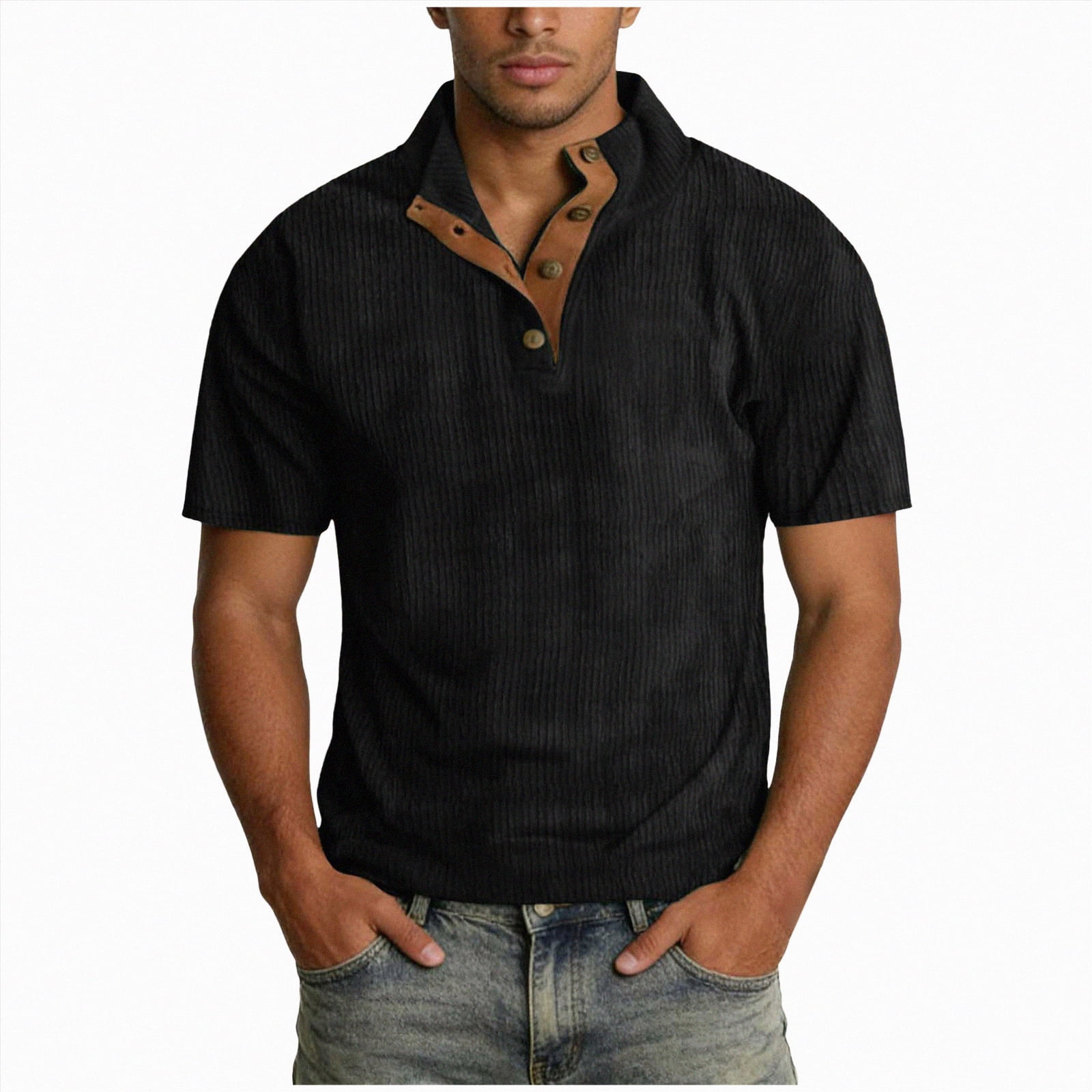 Hessimy Men's Sportstyle Left Chest Short-Sleeve T-Shirt,Athletic ...