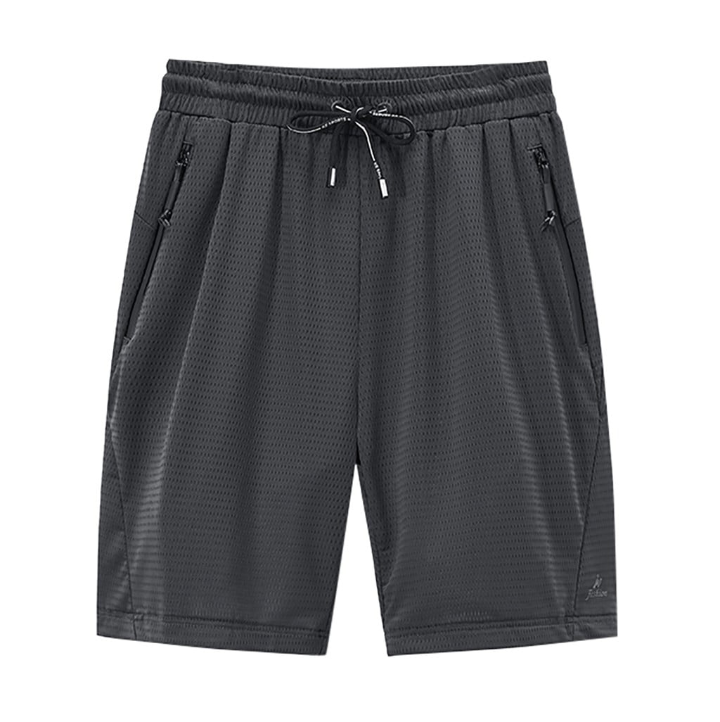 Hessimy Men's Workout Gym Shorts Mesh Athletic Shorts Lightweight ...