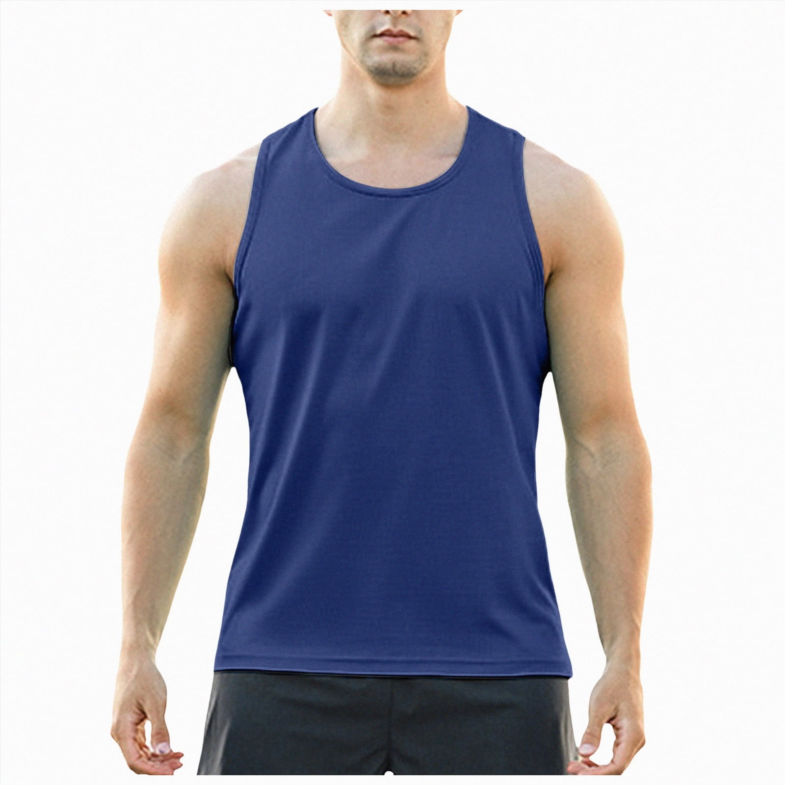 Hessimy Men's Workout Quick Dry Soft Gym Bodybuilding Stringer Tank ...