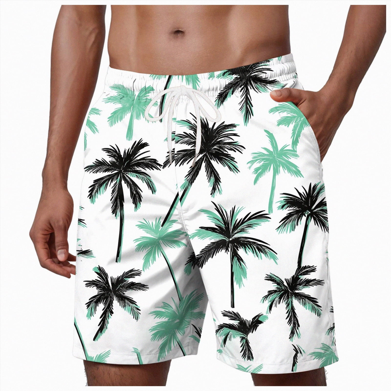 Hessimy Mens Boys Short Vintage Swim Trunks Quick Dry Swim Suits Board ...
