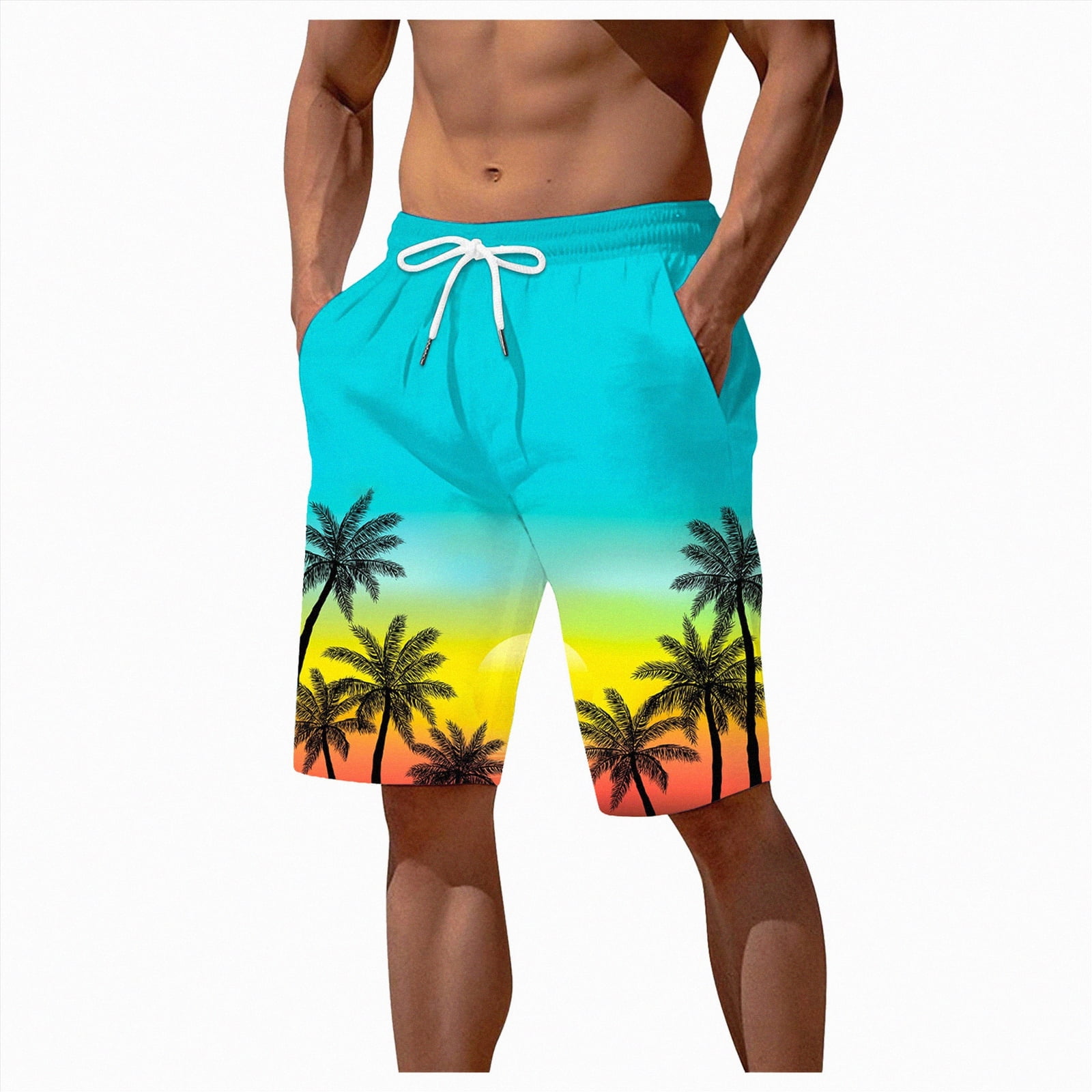 Hessimy Mens Swim Trunks Quick Dry Bathing Suits for Men Swim Shorts ...