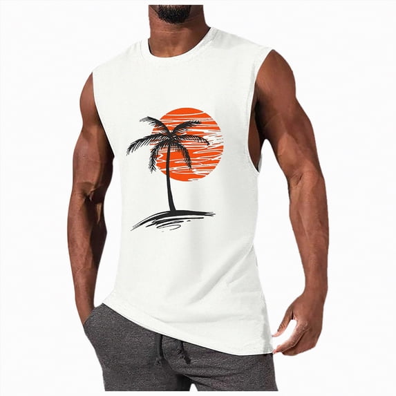 Hessimy Mens Workout Tank Tops Fitness Bodybuilding Sleeveless Gym ...